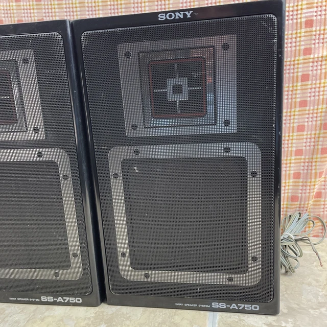 SONY SPEAKERS 2 Way Speaker System SS-A750 Pair Working Good Condition ...