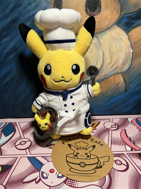 POKEMON CAFE LIMITED Edition Exclusive Chef Pikachu Plush Doll NWT ...