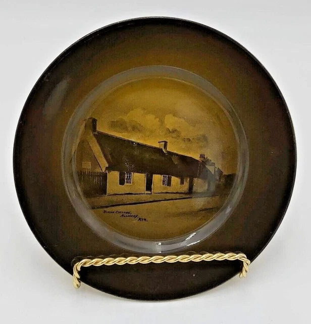 ANTIQUE RIDGEWAY PLATE-CIRCA 1891-7 Inch Diameter-Robert Burns Cottage ...