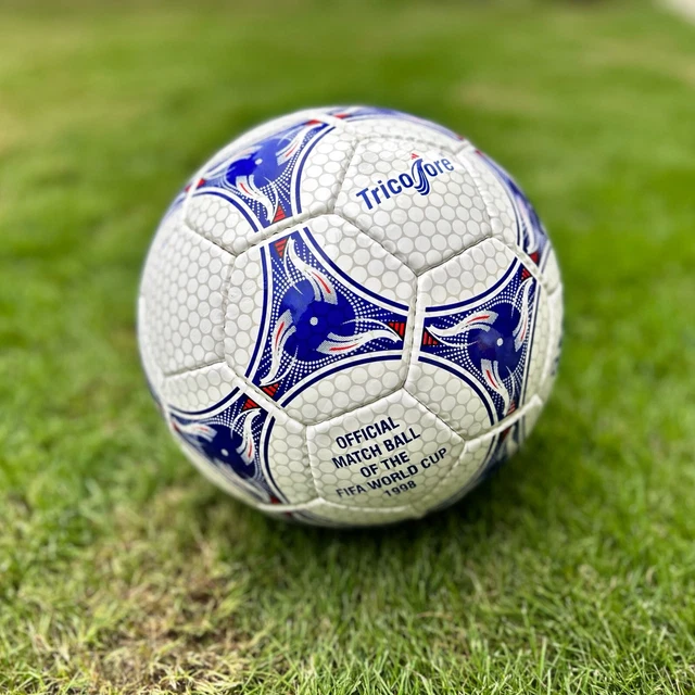 TRICOLORE OFFICIAL MATCH FootBall Fifa World cup 1998, Soccer Ball Size ...