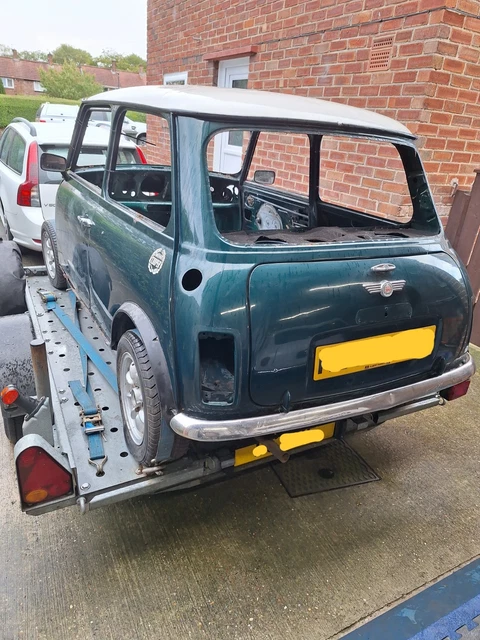 CLASSIC MINI COOPER rolling shell 1275 manual spi mini project spares ...
