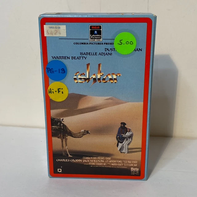 ISHTAR ©1987 WARREN Beatty Dustin Hoffman Side Flap *BUY 2 GET 1 FREE ...