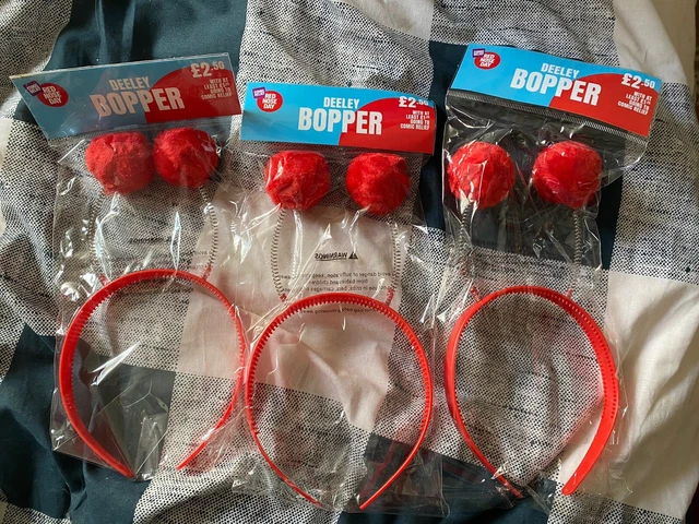 COMIC RELIEF RED Ball Deely Boppers, New In Bag X3 £5.00 - PicClick UK