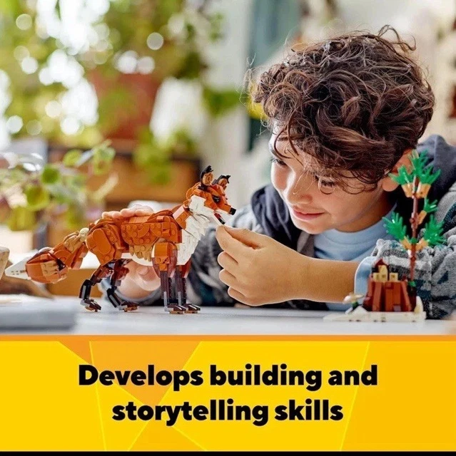 LEGO CREATOR 3 in 1 Forest Animals Red Fox Toys - Building Toys for ...