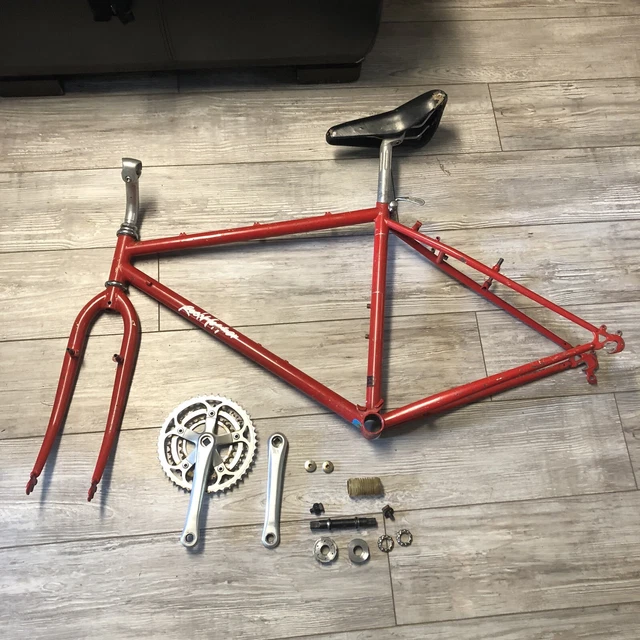 VINTAGE SPECIALIZED ROCKHOPPER 18” Frame, Forks, Headset, Seat And Post ...