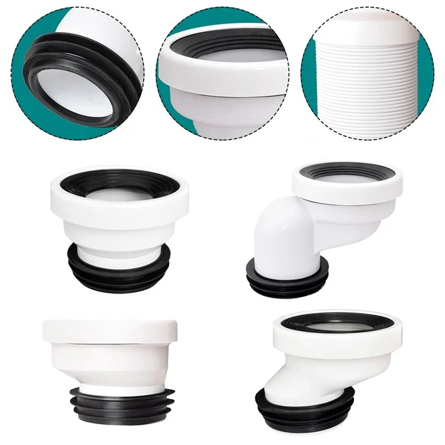 BUSE DE DRAINAGE droite en PVC pour raccordement tuyau de toilette ...