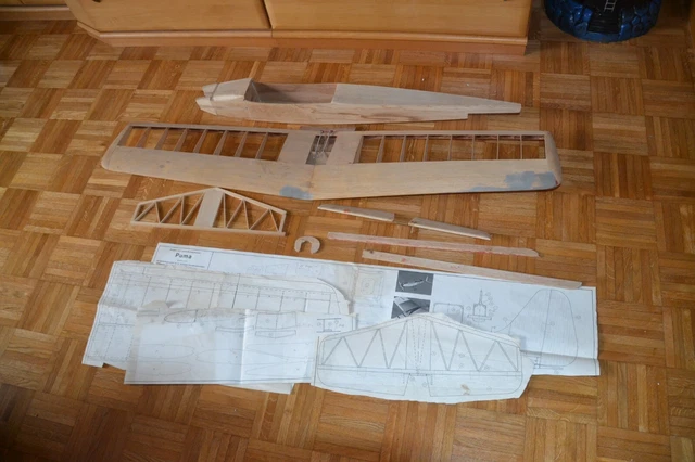 ROBBE PUMA I Rohbau Modellflugzeug EUR 90,00 - PicClick DE