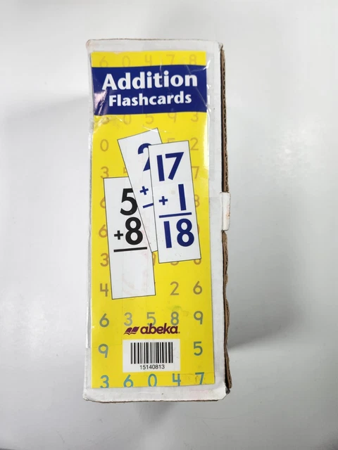ABEKA ADDITION FLASHCARDS Homeschool Classroom All Grades $18.00 - PicClick