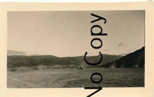 FOTO WK2 MILITARIA - Norwegen Marine Fjord Kriegsschiffe Matrosen ...