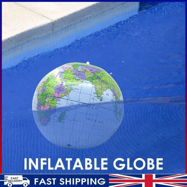 UK INFLATABLE GLOBE Educational Beach Ball Kids Geography Educational ...