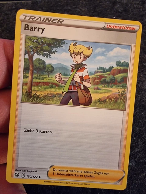POKEMON TRAINER KARTE Barry 130/172 Strahlende Sterne 2022 Neu ️ £0.84 ...