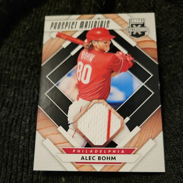 2020 PANINI ELITE Extra Edition Prospect Materials Alec Bohm patch #PM ...