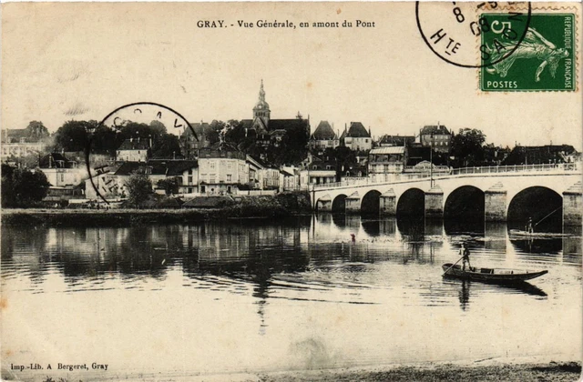 CPA GRAY - Vue générale - en amont du Pont (636439) EUR 7,99 - PicClick FR