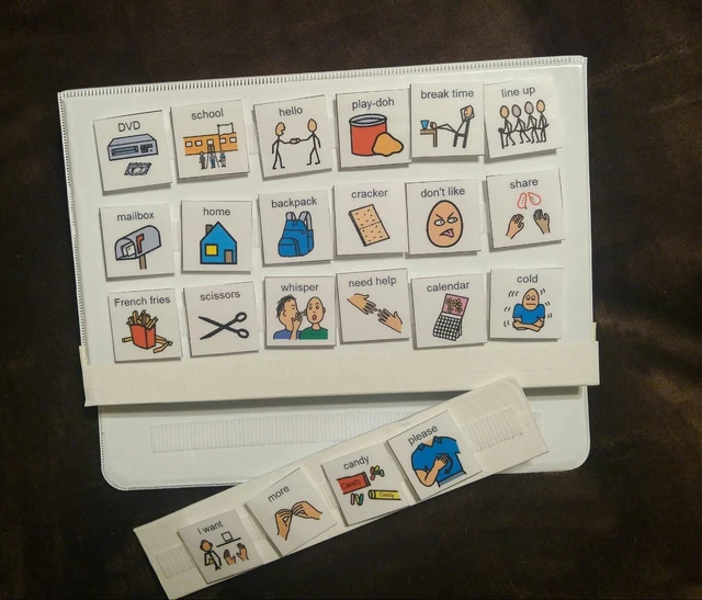 Pecs Autism Picture Communication Board Keyring Bundle| Communication
