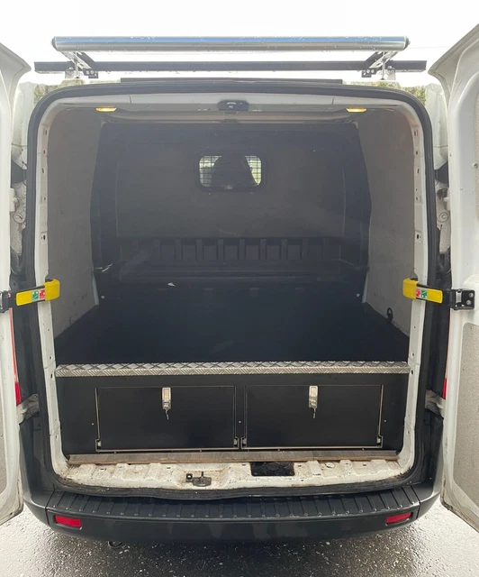 FORD TRANSIT CUSTOM Crew Cab SWB drawer tool storage van organiser ...