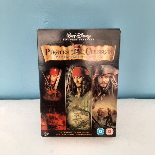 PIRATES OF THE Caribbean Three Movie Collection DVD Box Set £10.00 ...