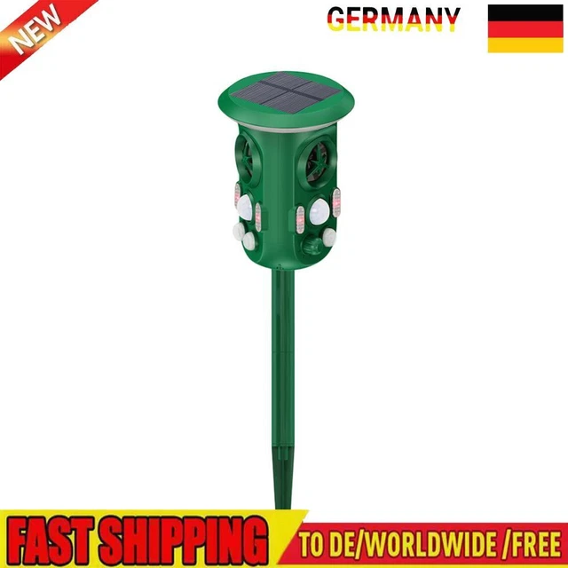 ULTRASONIC ANIMAL DETERRENT Effective Mice Scarer Farm Pest Control ...