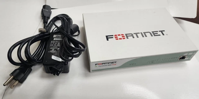 FORTINET FORTIGATE-60D POE Network Firewall With Power Supply- Used ...