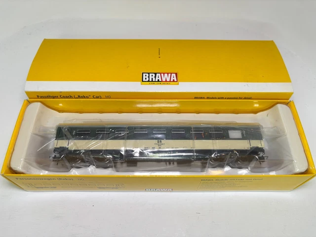 BRAWA 45362 TYPE Bghwe 2nd Class Passenger Coach Deutsche Reichsbahn DR ...