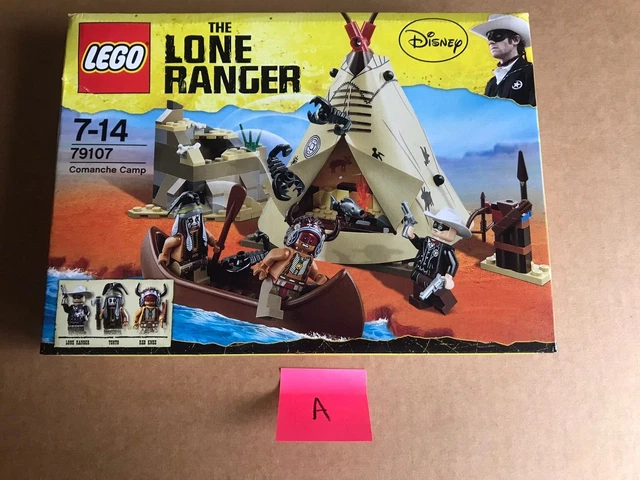 LEGO 79107 SET Canoa The Lone Ranger Comanche Camp Teepee NUOVO ...