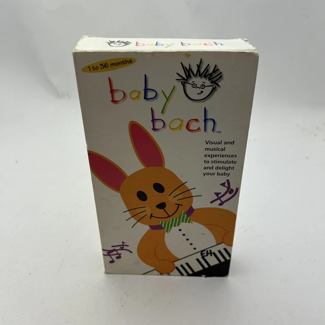 BABY EINSTEIN BABY Bach VHS Video Tape Infant Learning 1 To 36 Months ...