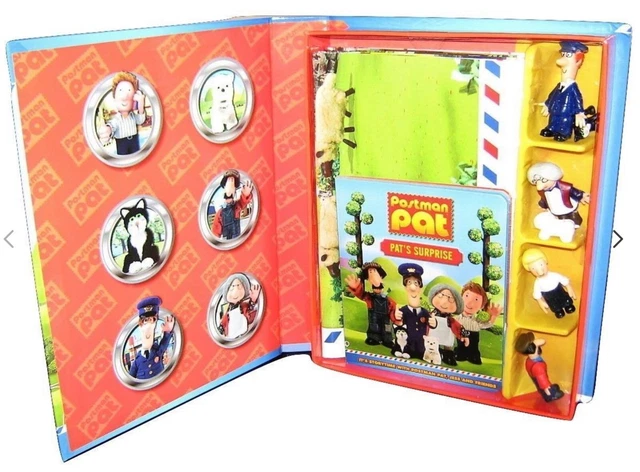 NEW DAMAGED POSTMAN PAT READ & PLAY GIFT SET with 6 FIGURES GIANT ...