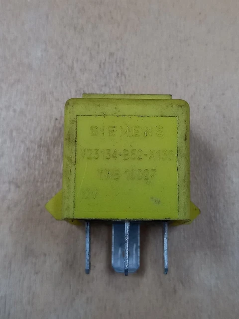 GENUINE ROVER MG MGF MGTF 4-Pin YELLOW RELAY YWB10027L V23134B52X130 £6 ...