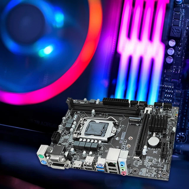 H310 COMPUTER MOTHERBOARD VGA/HDMI-compatible/DVI Ports LGA1151 SATA ...