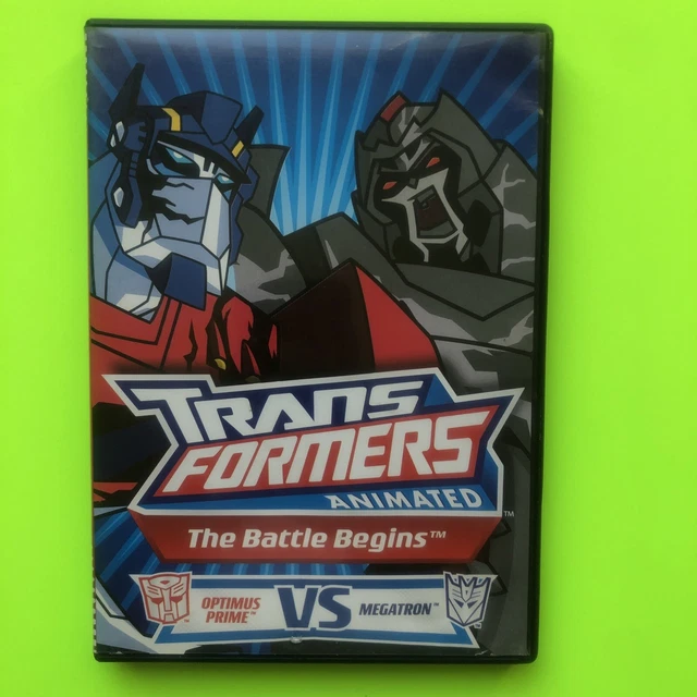 TRANSFORMERS ANIMATED THE Battle Begins Optimus Prime Versus Megatron ...