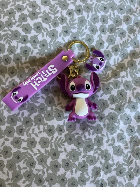 DISNEY STITCH CHARACTER Angel cute 3D Keyring, Keychain, Bag Charm £4. ...