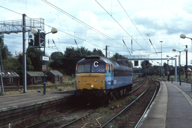 ORIGINAL 35MM BRITISH Railway B.r Slide - Class 47 47818 At Norwich ...