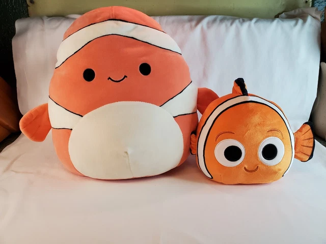 SQUISHMALLOW KELLY TOYS Ricky The Clown Fish And NEW Small Disney Clown ...