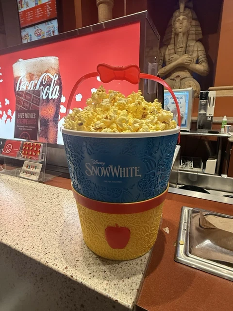 DISNEY’S SNOW WHITE Movie 2025 Apple Popcorn Bucket $30.49 - PicClick CA