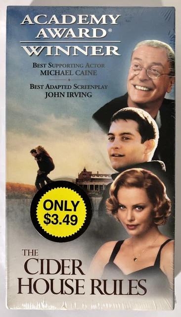 THE CIDER HOUSE Rules VHS Tobey Maguire Charlize Theron Michael Caine ...