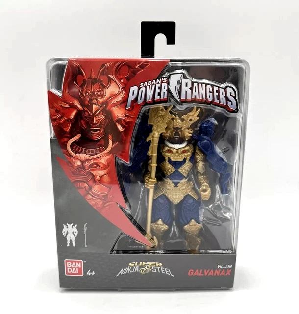 POWER RANGERS SUPER Ninja Steel Villain Galvanax Figure 43947 $89.99 ...
