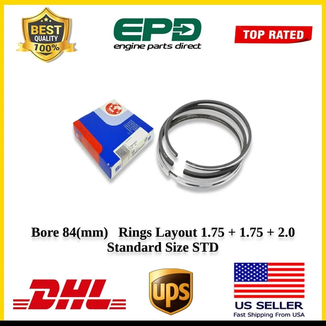 BMW N47 2.0 Piston Anneaux Set N47D20 Diesel Moteur Marque EUR 131,74 ...