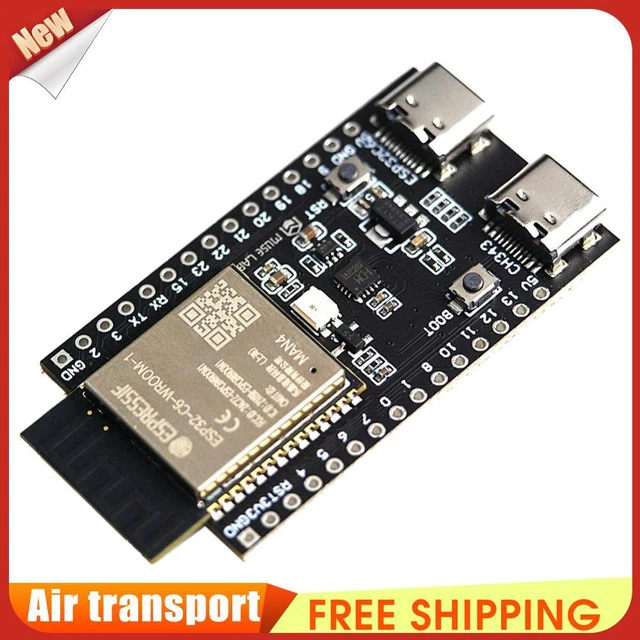 Esp32 C6 Core Board Dual Type C Esp32 C6 Wroom 1 Demo Board Risc V 512kb Sram U £1127