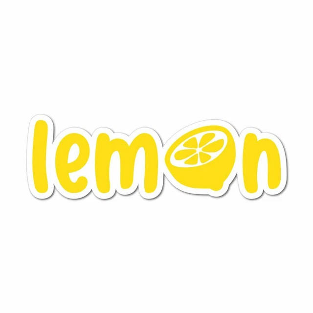 LEMON STICKER DECAL Happy Laptop Funny Joke Bumper Stupid EUR 4,40 ...
