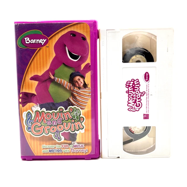 BARNEY MOVIN AND Groovin (VHS, 2004) Hard Plastic Cover £4.79 - PicClick UK