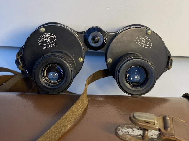 ROSS LONDON BINOCULARS. Bino.prism.No5. MKII X7. No24226 Naval/military ...