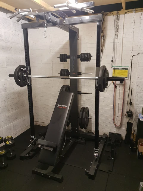IRONMASTER IM2000 - Squat Rack /Smith Machine / Lat Pulldown / Low Row ...
