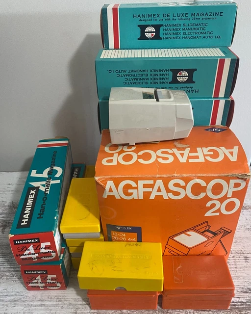 PROJECTOR SLIDE COLLECTION + accessories - old - vintage - Good ...