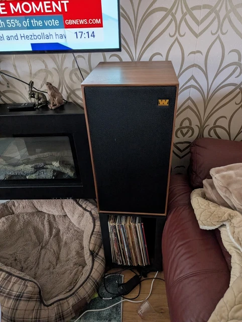 WHARFEDALE LINTON HERITAGE 85th Anniversary Standmount Speakers Stands ...