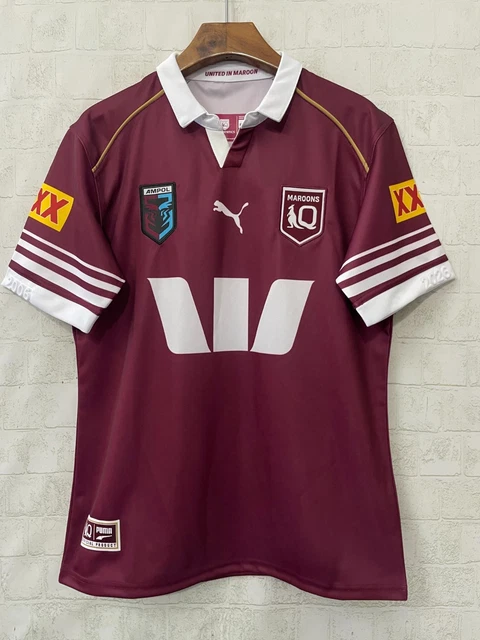 QLD MAROONS NRL 2026 Home Jersey New Design S–7XL $85.00 - PicClick AU