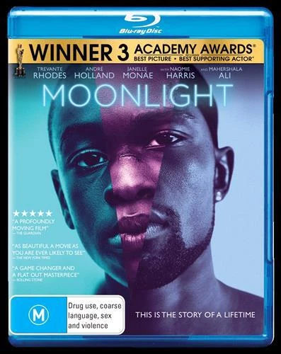 MOONLIGHT (BLU-RAY, 2016) Coming of Age Drama Region B Free Post Like ...
