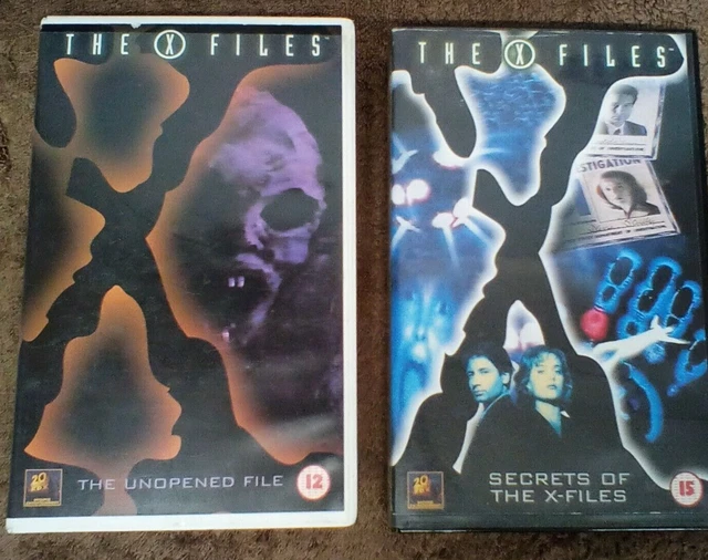 THE X-FILES VHS Tapes - The Unopened File - Secrtets of - Big Box Ex ...