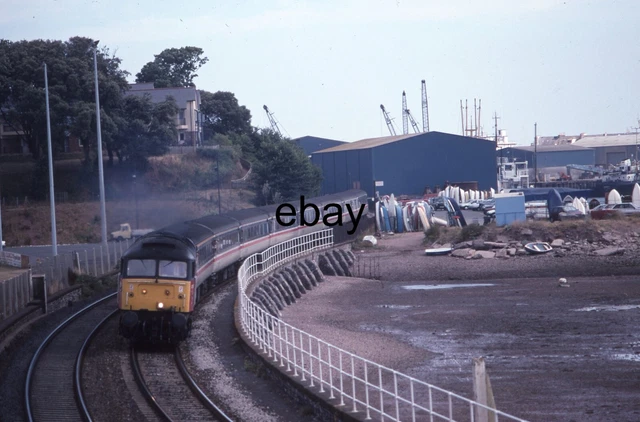 35MM RAILWAY SLIDE- BR Diesel Electric Loco Class 47. 47769 @ Shalden ...
