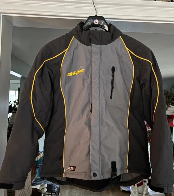 SKI-DOO SNOWMOBILE JACKET RPM BRP Insulated Gray Yellow Women's Large ...