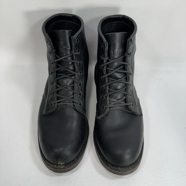 LL BEAN X Chippewa Katahdin Iron Works Men’s Size 7.5 EE Black Leather ...