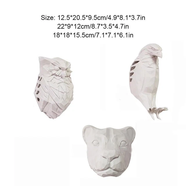 OWL EAGLE BALD Eagle Wall Lamp Animal Sconces Lion Statue Night Lights ...